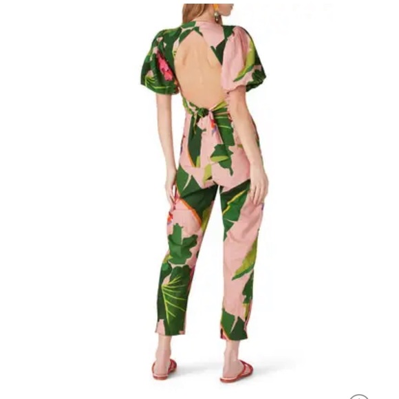 FARM Rio | Pants & Jumpsuits | Nwt Farm Rio Tropicalistic Jumpsuit Xs ...
